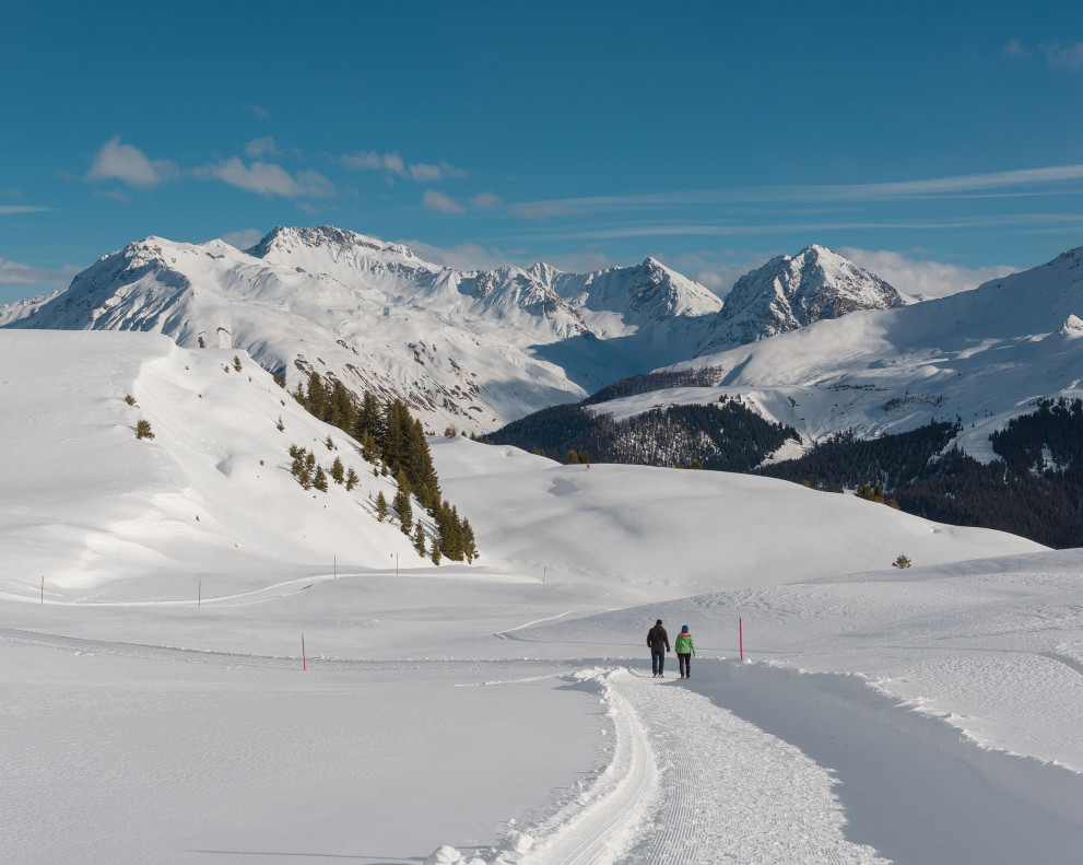 Wintersportparadies in Arosa